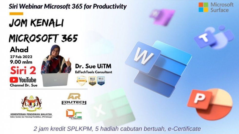Siri Webinar Microsoft 365 for Productivity | Digital Classroom